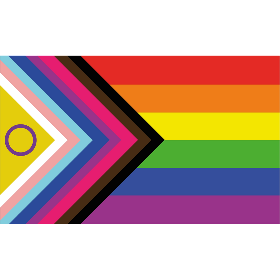 Bi+ Inclusive Progress Pride Flag