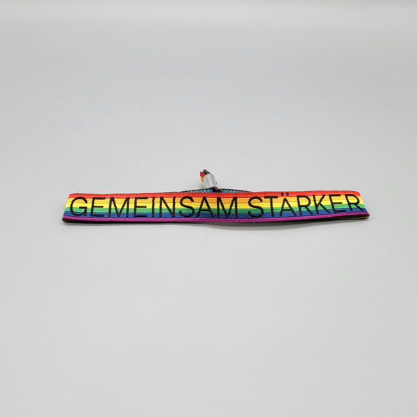 STRONGER TOGETHER Rainbow Bracelets