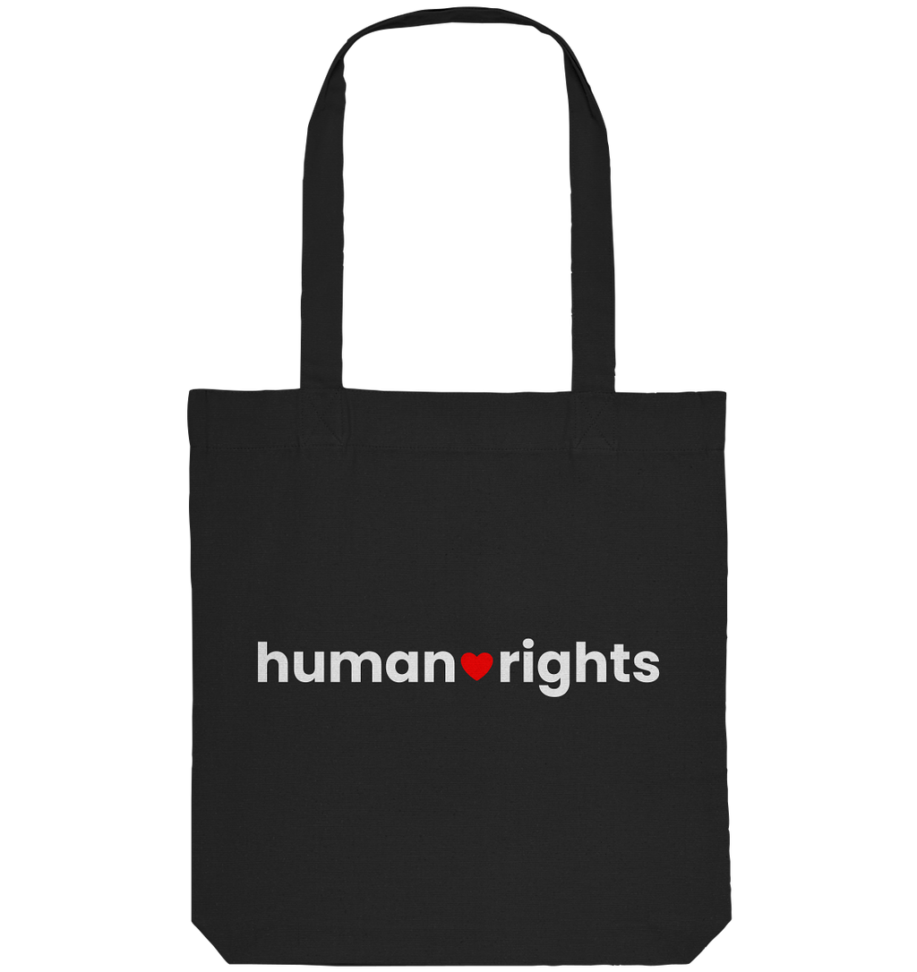 human rights "Red Heart Edition" - Organic Tote-Bag